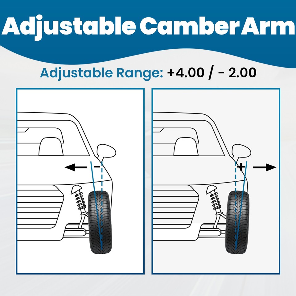 6Pcs Adjustable Rear Camber Arms Upper & Lower for Honda Accord 2003 ...