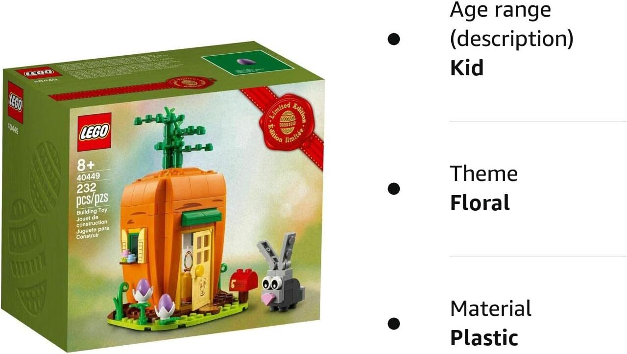 LEGO® 40449 Carrot House of the Easter Bunny - Limited Edition | eBay