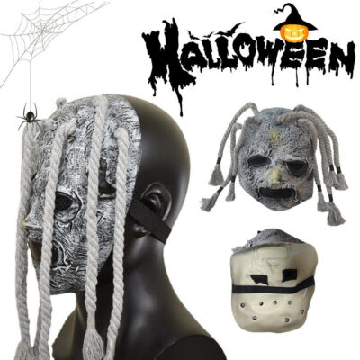 Halloween Slipknot Corey Taylor Latex Masks Dreadlocks Cosplay Mask ...