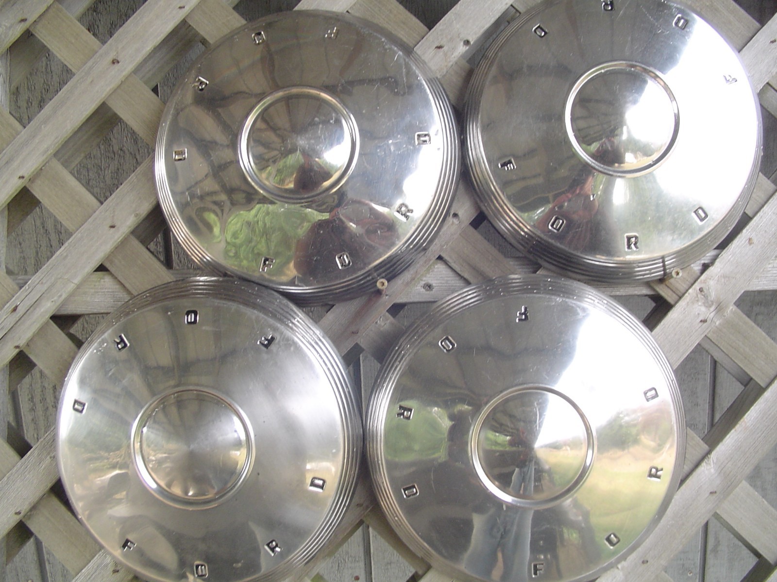 FORD GALAXIE FAIRLANE LTD POLICE PICKUP TRUCK HUBCAPS WHEEL COVERS ...