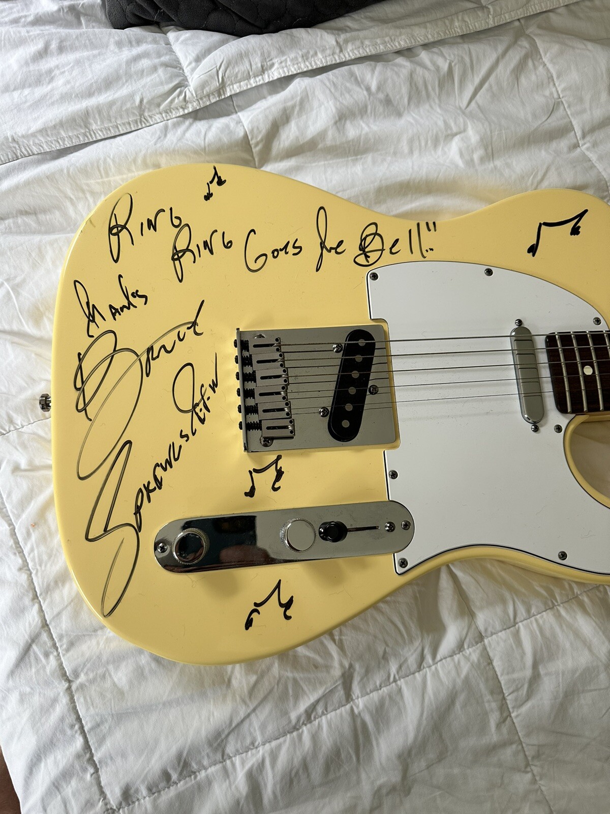 Bruce Springsteen Autographed Fender Telecaster. | eBay