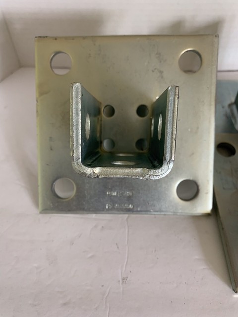 Power-strut PS 3033 Post Base Ps3033eg - 4 Hole Bottom Plate Galvanized ...