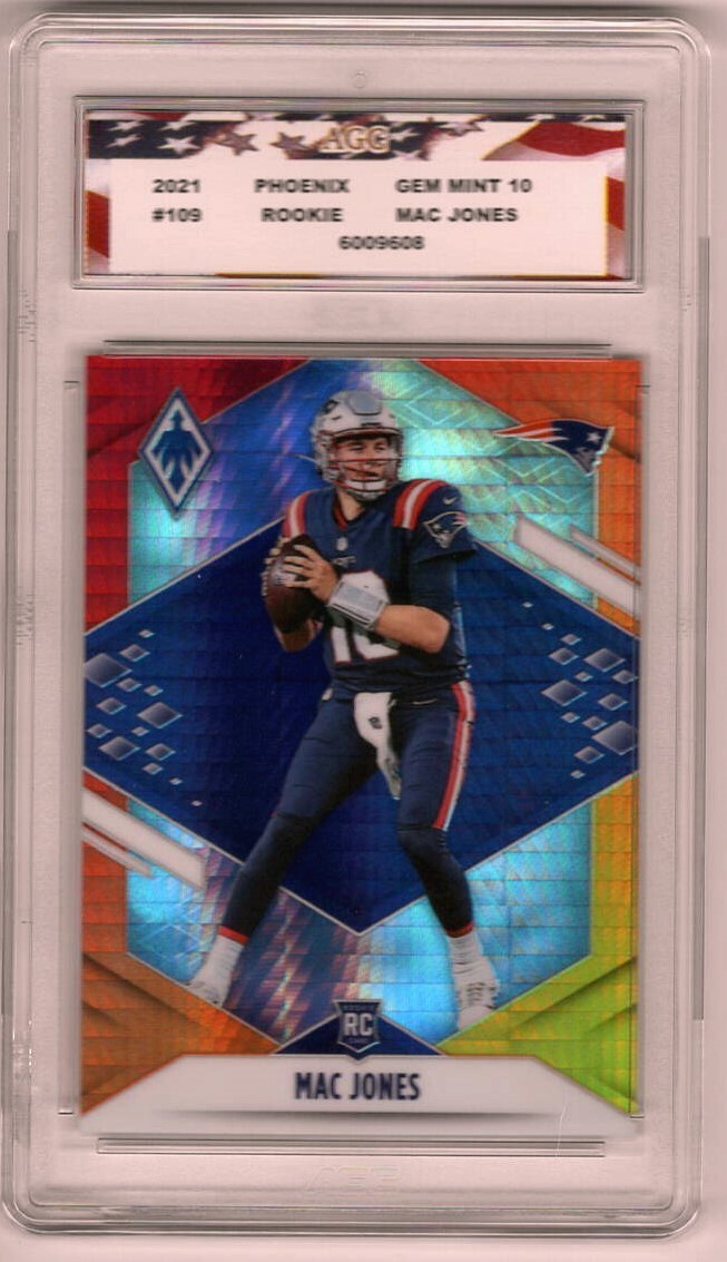 2021 Phoenix #109 Mac Jones Rookie Card AGC 10 Gem Mint | eBay