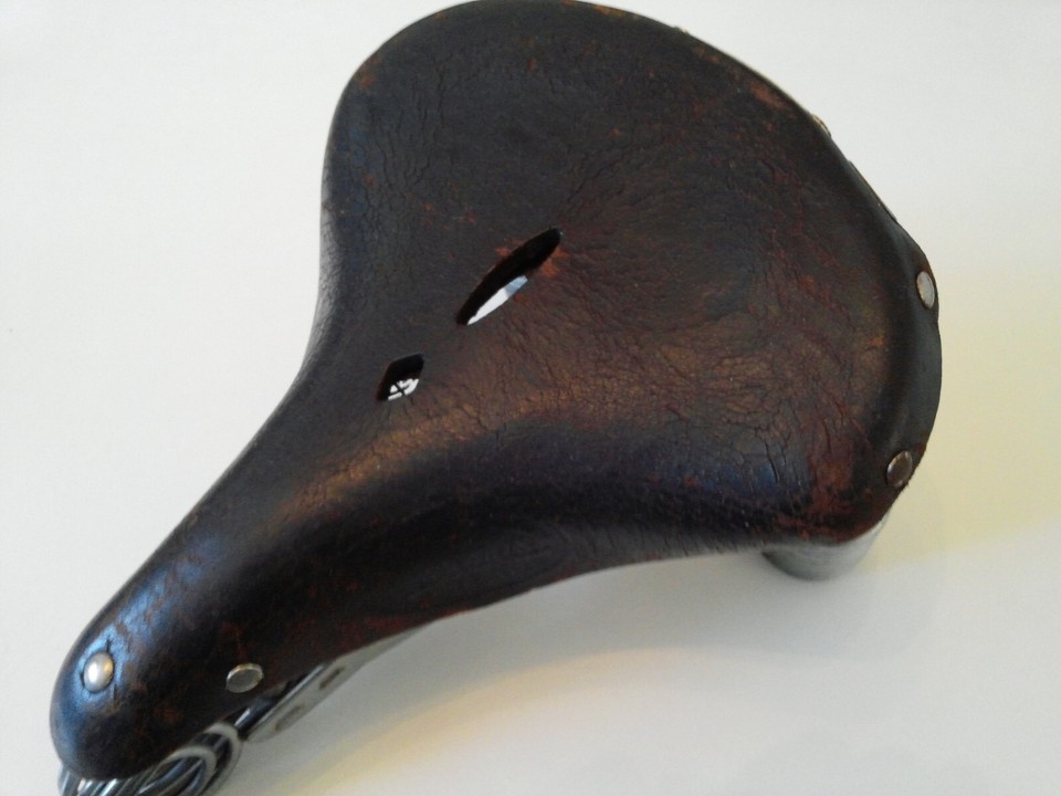 Lepper Primus Oldtimer Fahrrad Sattel Sitz Fahrradsattel Ledersattel ...
