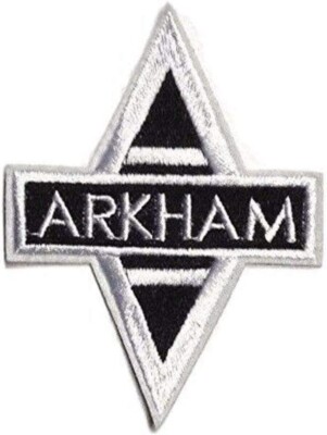 Batman Arkham Asylum Cutout Logo Crest Embroidered Iron on Patch | eBay