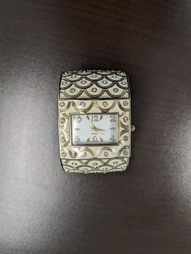 Collectibles by Adrienne Ivory Enamel Cuff Watch. Pre-owned With ...