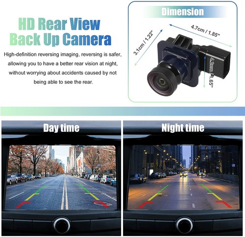 For Ford Escape Back Up Camera 2014 2015 2016 Black Rear View Parking ...