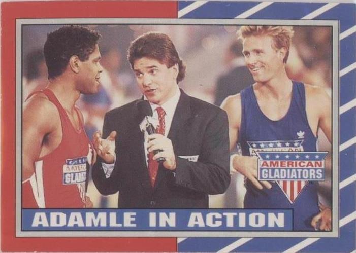 1991 Topps American Gladiators - #86 Mike Adamle for sale online | eBay