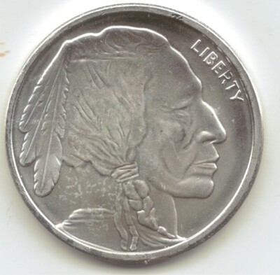 Buffalo Nickel Style. 1-oz silver round | eBay