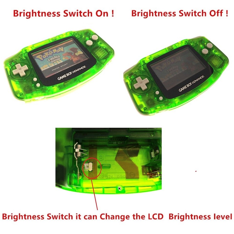 Game Boy Advance GBA Console w/ AGS 101 Backlight Backlit Mod ...