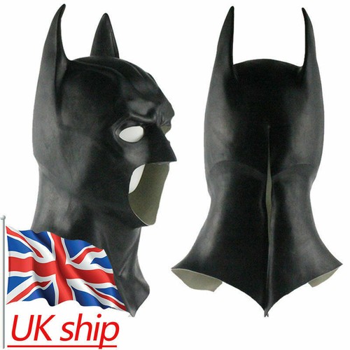 Cosplay DC Batman Mask Batman Full Head Mask Cosplay Halloween ...