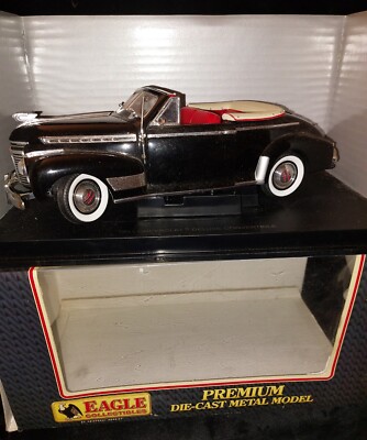 Eagle Collectibles, 1941 Black Chevrolet Deluxe Convertible Car 1:18 | eBay