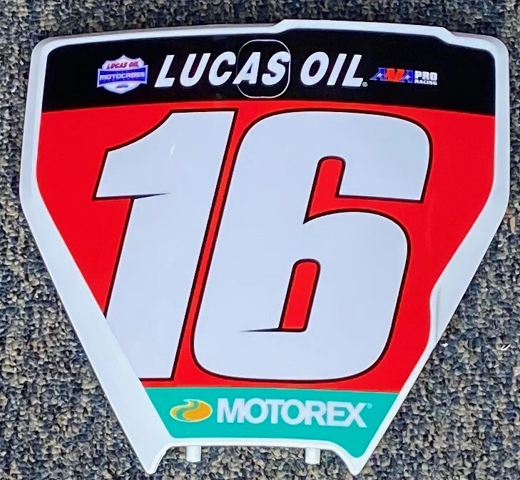 Motocross Front Number Plate
