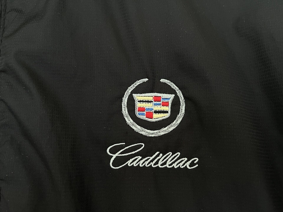 Cadillac Embroidered Windbreaker Men’s Jacket Size M | eBay