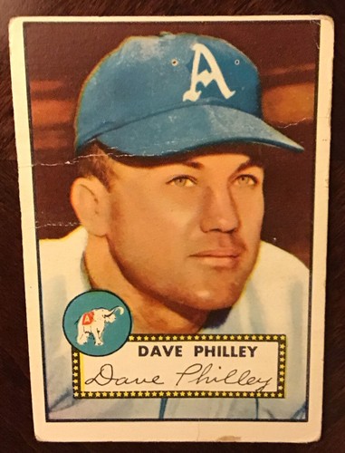 1952 Topps #226 Dave Philley (LOW GRADE) INK MARKS ON BACK | eBay