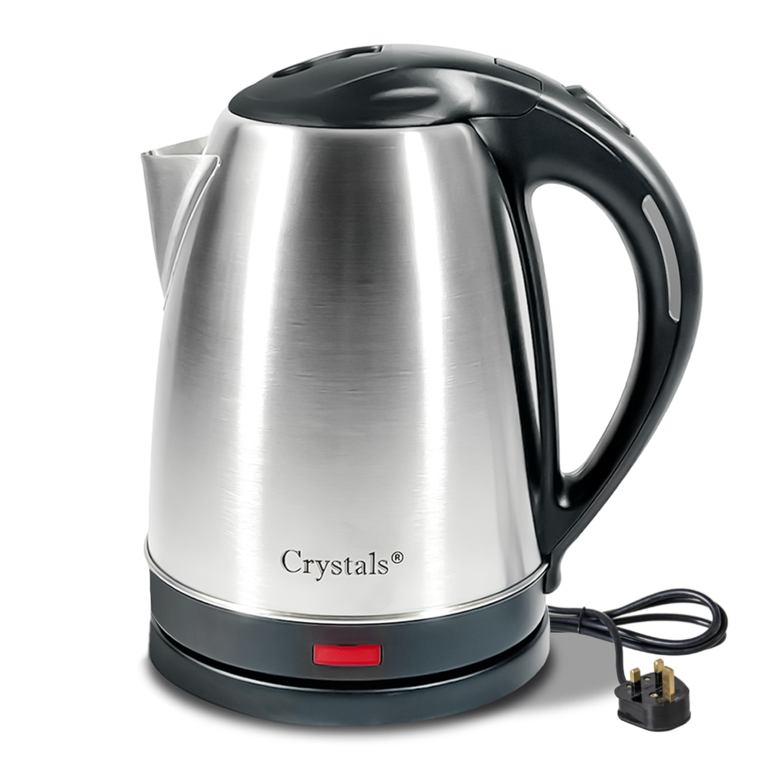 Electric Kettle Stainless Steel Cordless Jug 1.8L LED Overheat ...