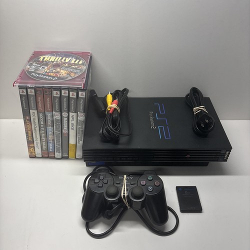 Sony PlayStation 2 PS2 Fat Console Bundle SCPH-50001 W/ Games Bundle ...
