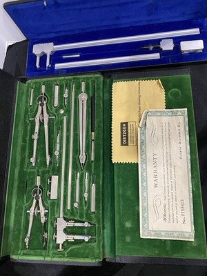 Vtg Dietzgen Master Pro Set & Beam Compass Drafting Germany U.S. Zone ...