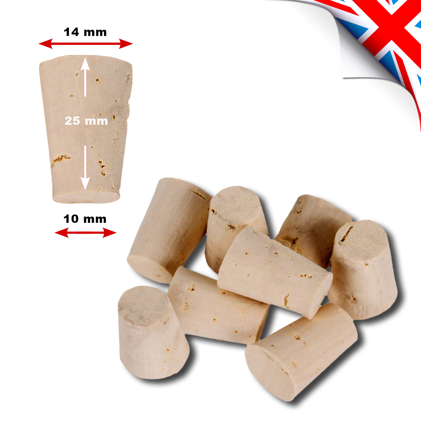 Bungs CORK for Home Made Wine beer fit Demijohn Bottle different size ...