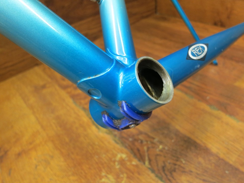 VINTAGE STEVE REX STEEL ROAD BIKE FRAME SET 53 x 56 - EXCELLENT ...