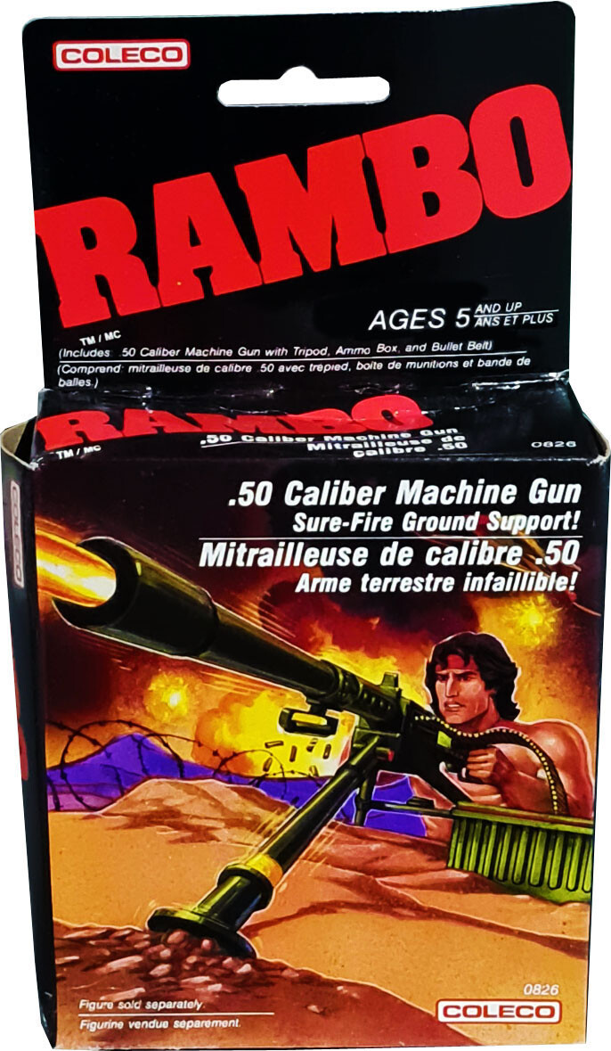 RAMBO: The Force of Freedom, .50 Caliber Machine Gun, 1985/86, New ...