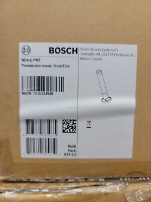 Lot of Bosch NDA-U-PMT 12in Pendant Pipe Ceiling Mount Brand New 12 Per ...