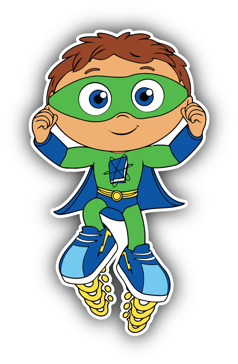 Super Why Cartoon Sticker Bumper Decal - ''SIZES'' | eBay
