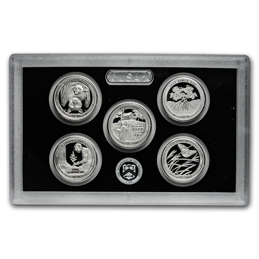 2020-S America the Beautiful Quarters Silver Proof Set | eBay