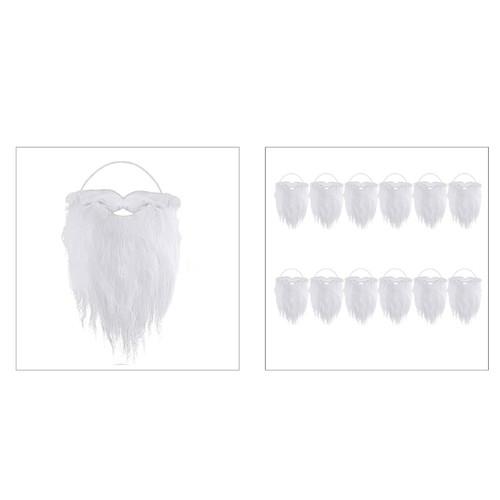 Christmas Santa Clauses Beard Funny Santa Beard Costume Novelty Fake ...