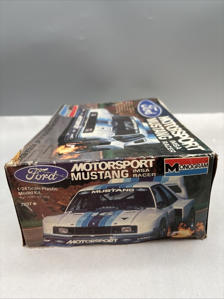 Monogram 2297 Ford Motorsports Mustang IMSA Racer 1:24 Model Kit | eBay