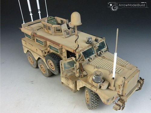 AeroModelBuild Cougar 6x6 Jerrv Military Vehicle Built & Painted 1/35 ...