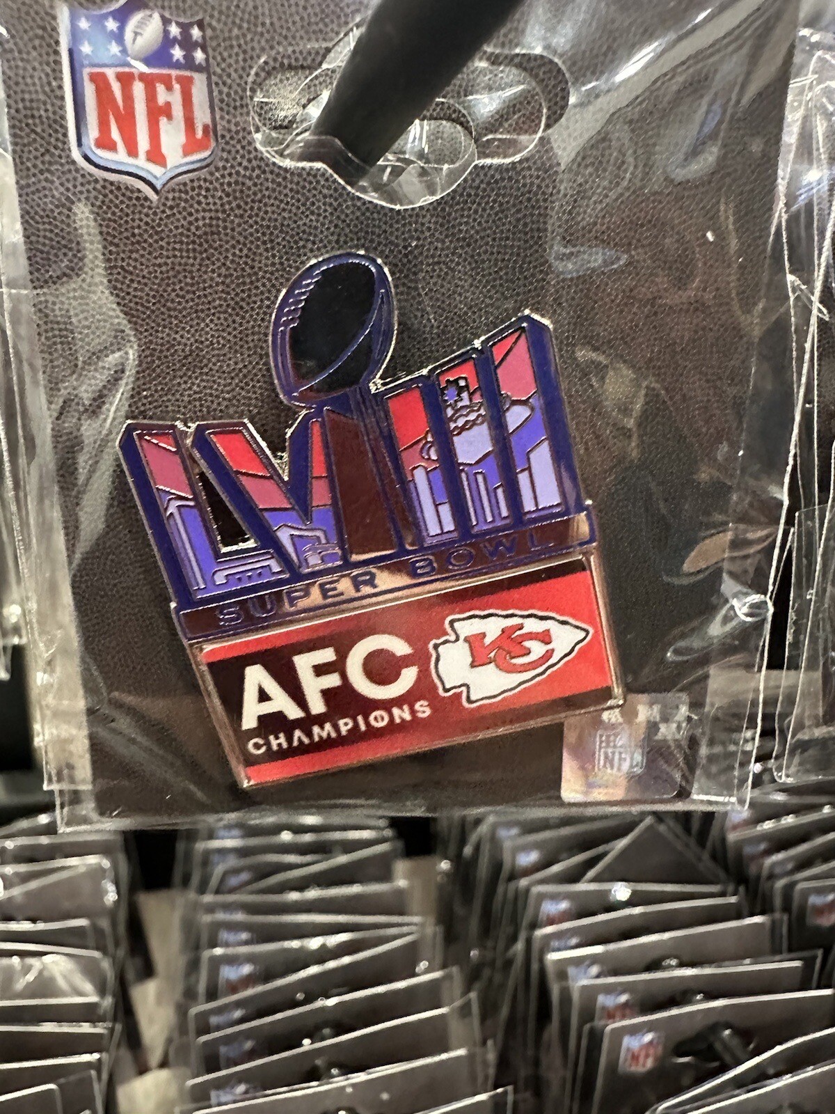 Super Bowl LVIII 58 Kansas City Chiefs Lapel Pin Official | eBay