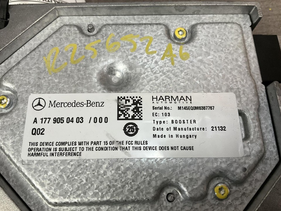 2019-2022 MERCEDES A-CLASS Amplifier 1779050403 OEM | eBay