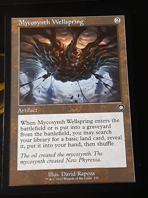 Mycosynth Wellspring , Commander Brothers War , Near Mint ,MTG , FREE ...