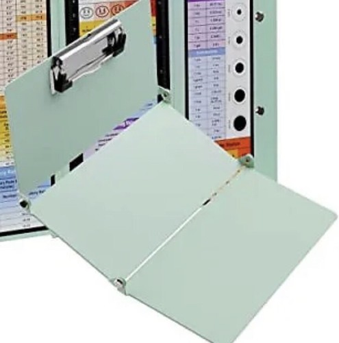 Nursing Clipboard Foldable, Trifold Metal Folding Clipboards with ...
