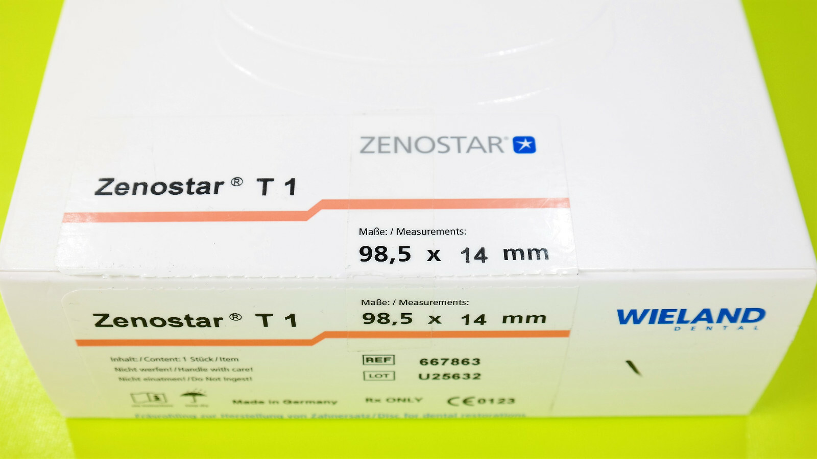 Wieland Dental Zenostar T1 98,5 x 14mm 667863 | eBay.de