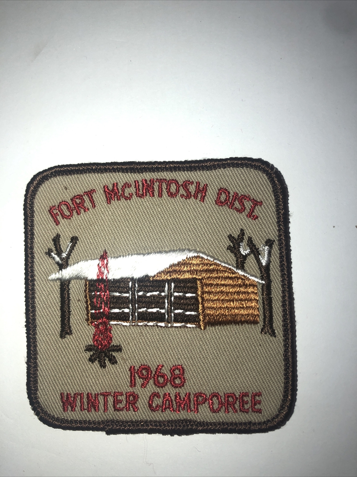 VINTAGE BSA Patch Fort McIntosh Dist. 1968 Winter Camporee. S/110 | eBay