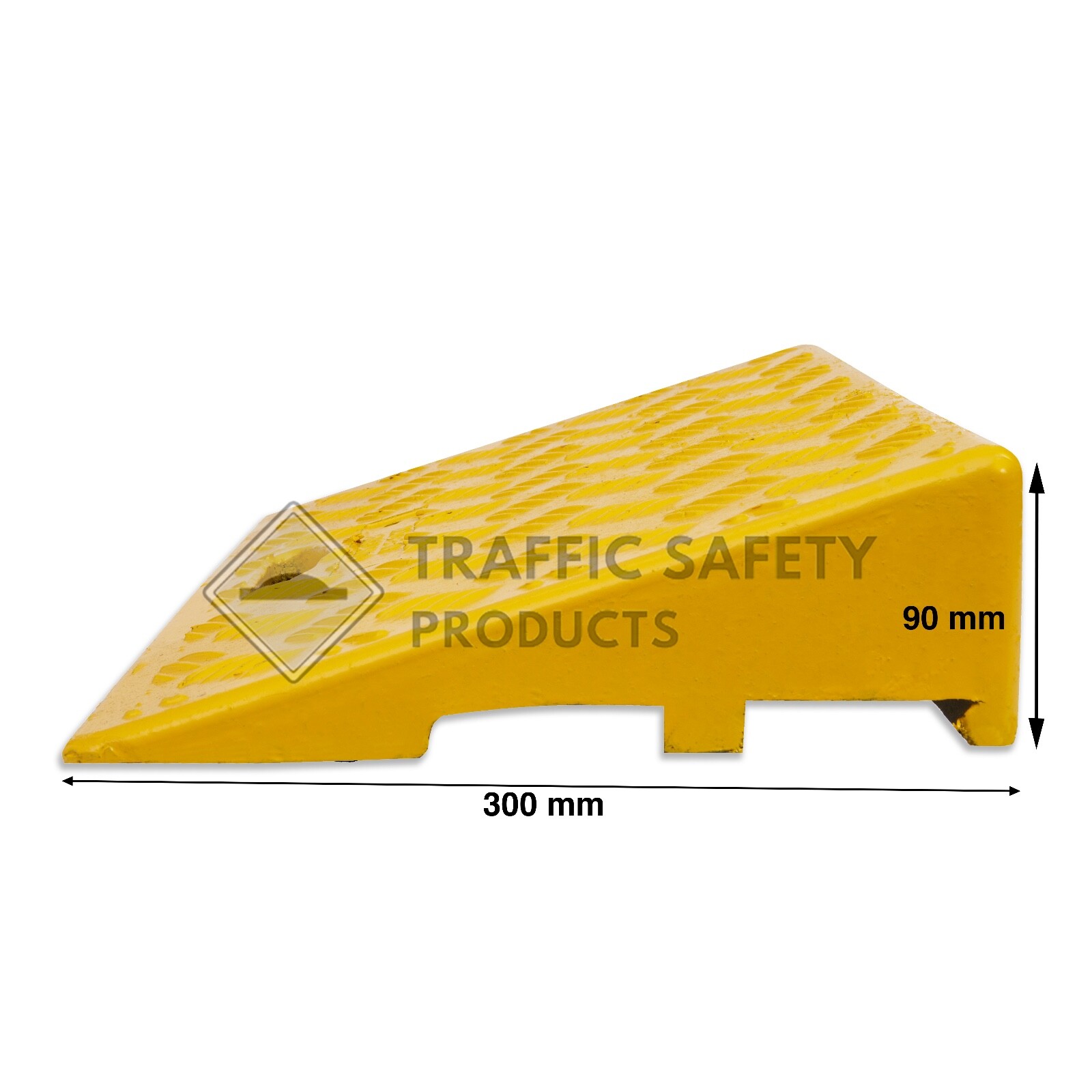 Pack of 2 - HEAVY DUTY Kerb Ramps YELLOW (Perfect for HGV) - VERY HARD ...