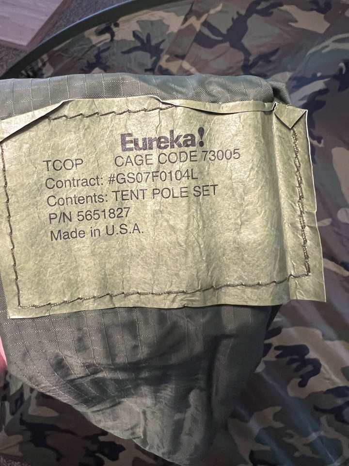 USMC TCOP Tent Combat One Person. M81 Woodland W/ Rainfly NIB Eureka ...