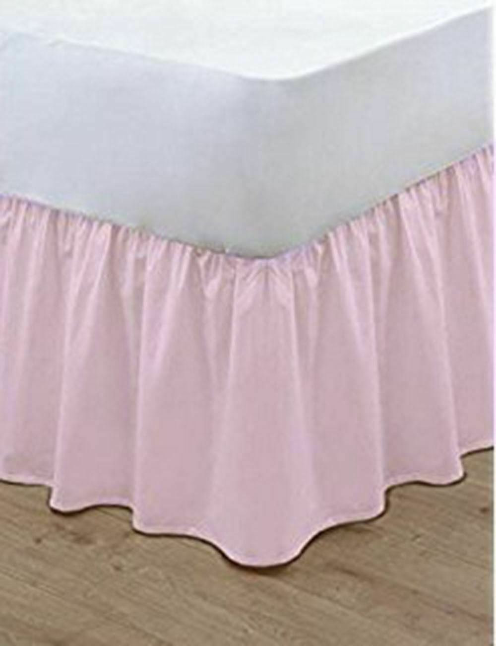 BASE VALANCE Sheet Dyed Easy Care DEEP 15" Frilled Small Double King ...