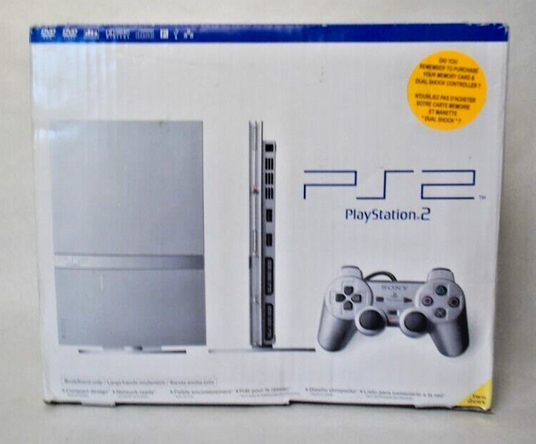 Sony PlayStation 2 Slim Console - Satin Silver for sale online | eBay