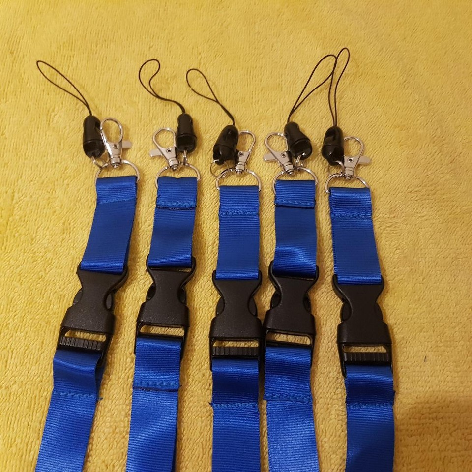 POLYESTER NECK STRAPS WITH DETACHABLE BUCKLE FOR ID BADGE HOLDER AND ...