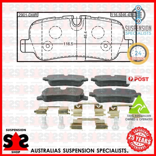 Rear Axle Brake Pad Set, Disc Brake Suit LAND ROVER Range Rover 4.4 4x4 ...