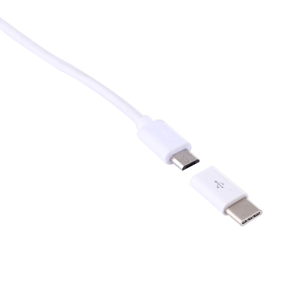 Adapter Micro USB on To USB C Type C Socket Converts USB Type B To C ...