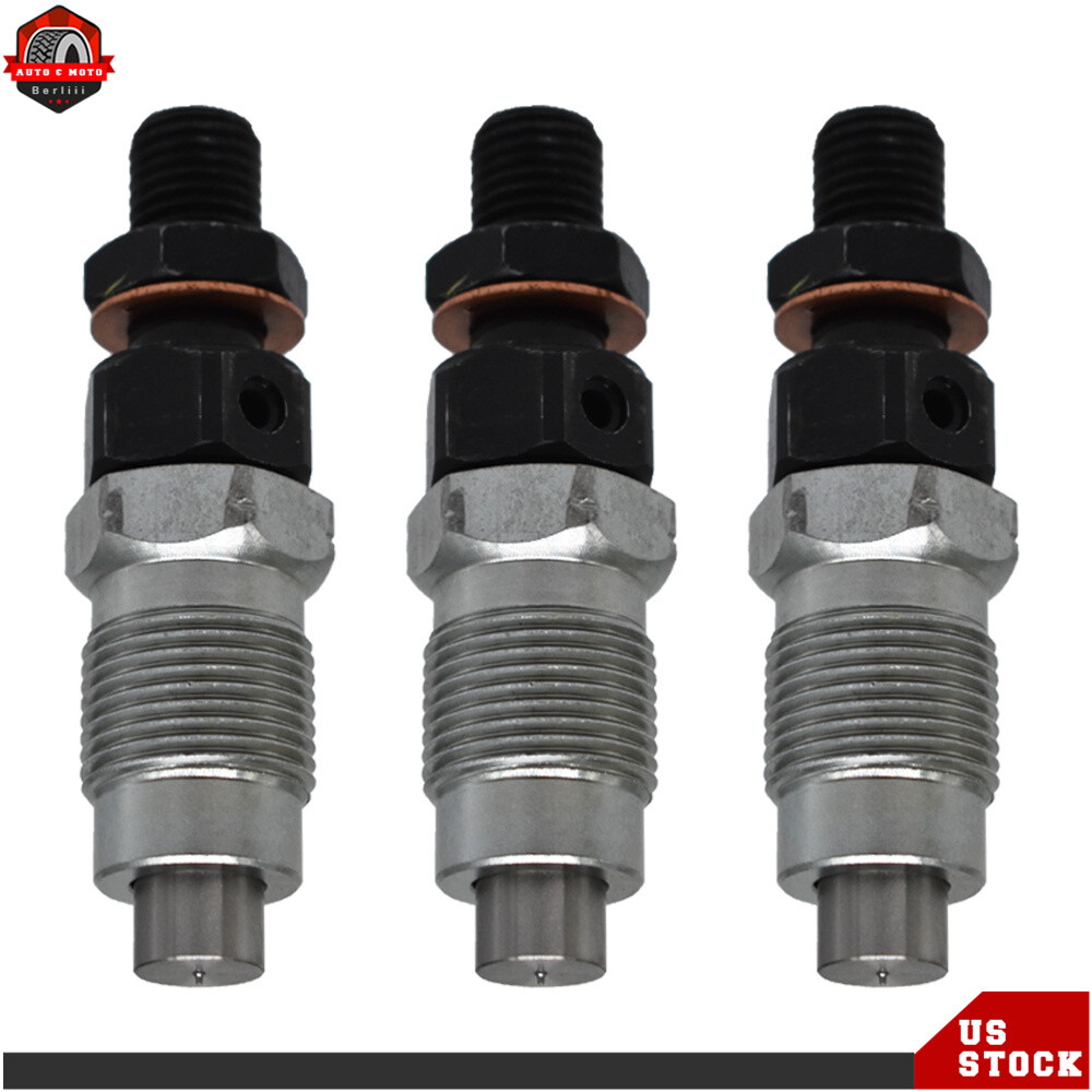 Fuel Injectors 3Pcs For Kubota D722 Engine H1600-53000/16001-53002/ ...