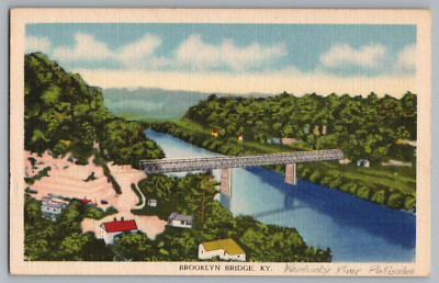 Brooklyn Bridge Kentucky Postcard | eBay