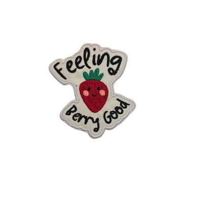 Feeling berry good iron on patch fun sew on patch | eBay
