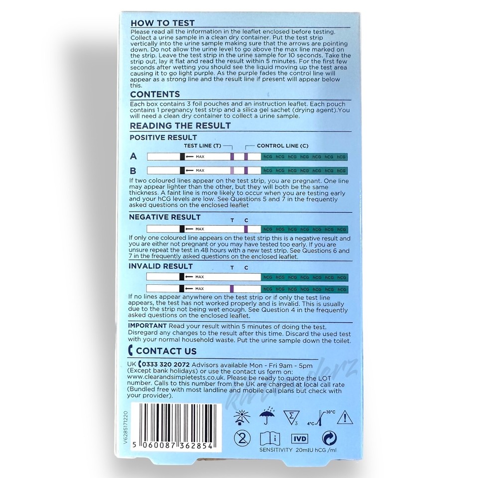 Pregnancy Test Stick Early Detection Ovulation Test Week Indicator ...