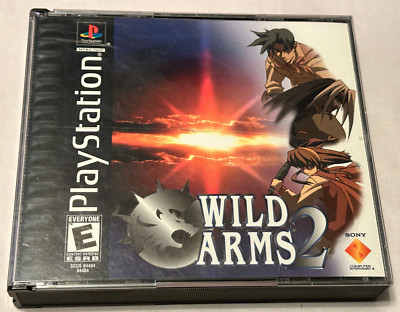 Wild Arms 2: Second Ignition PS1 (Sony PlayStation 1, 2000) Black Label ...