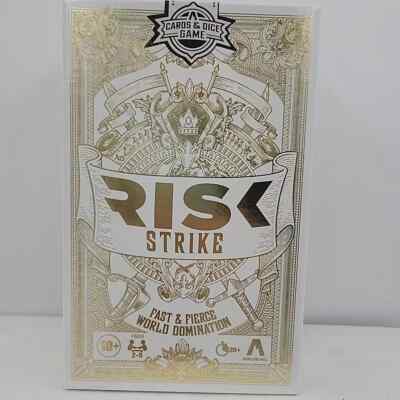 Risk Strike Cards and Dice Game, Quick-Playing Strategy Card Game, Ages ...